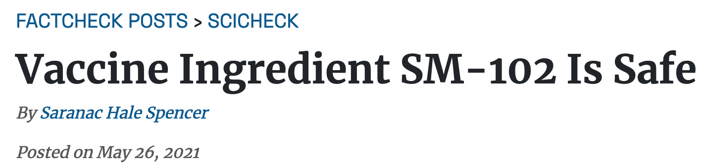 What is SM-102? - by Jessica Rose - Unacceptable Jessica
