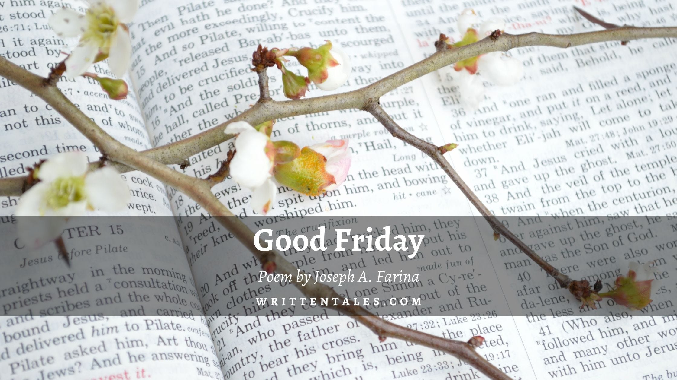 Sacred Observance: Exploring Good Friday through Poetic Verse by Joseph ...