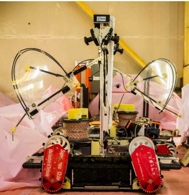 Radioactivity-Proof Robot to cleanup after Nuclear Accidents