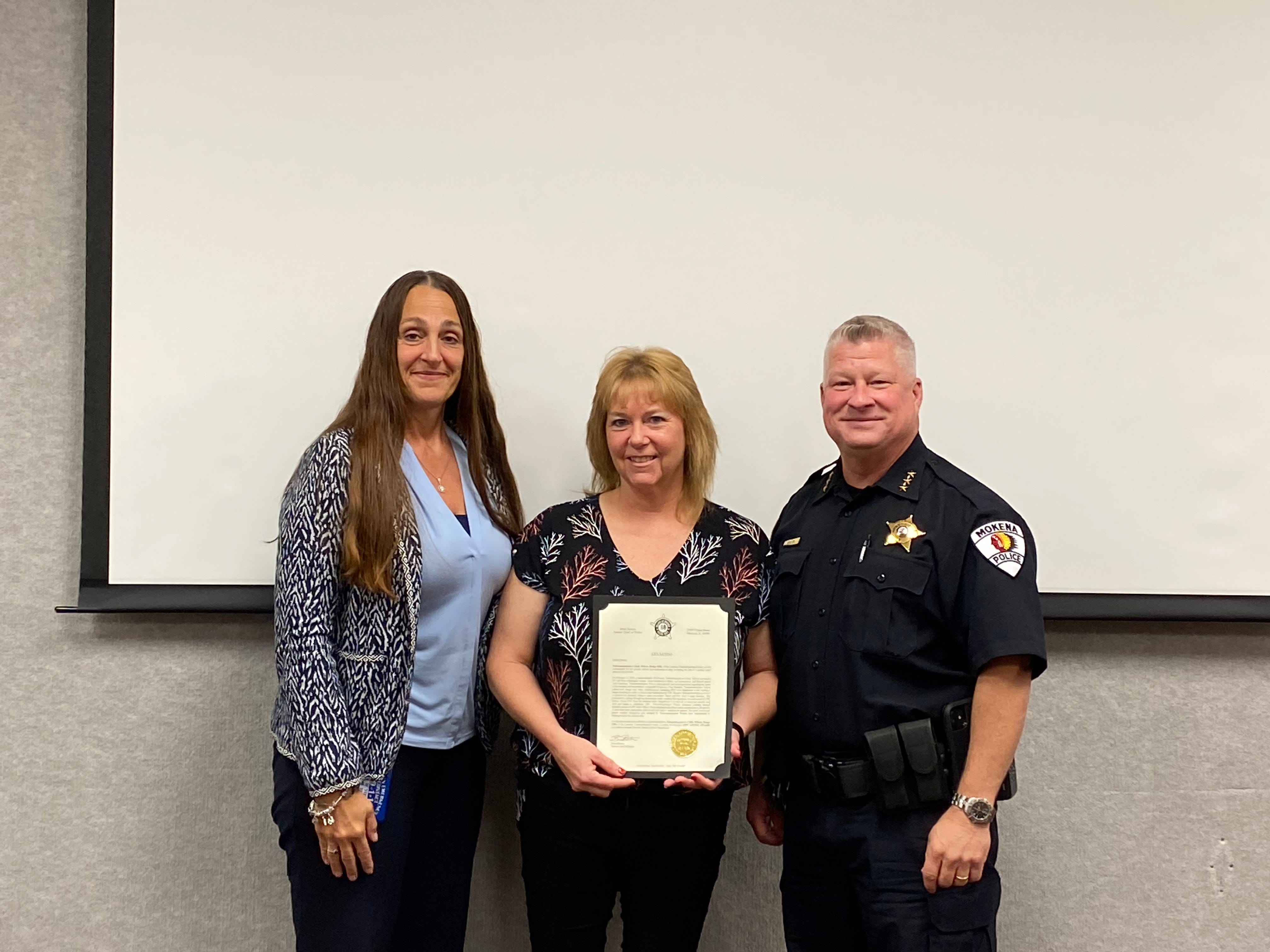 Mokena honors first responders who helped save mayor’s life in February
