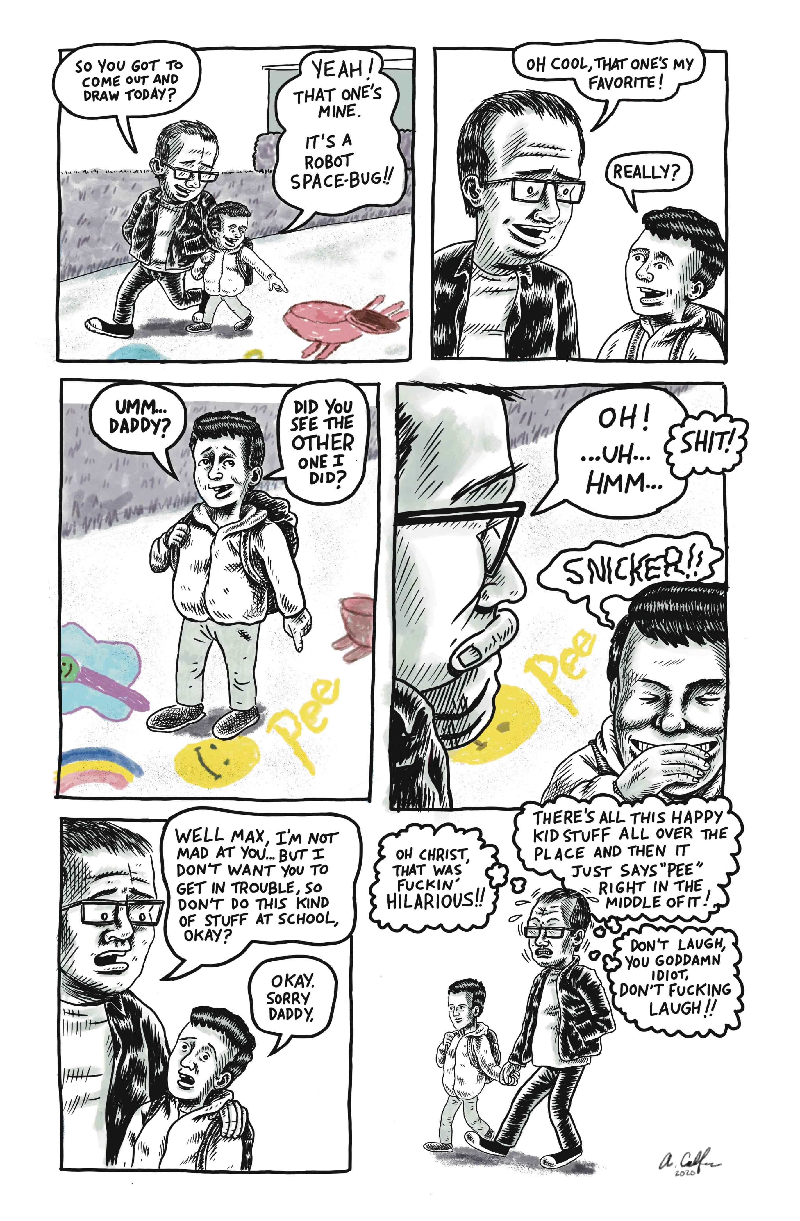 Space Fart the Comic Book - by Aric Calfee - Space Fart