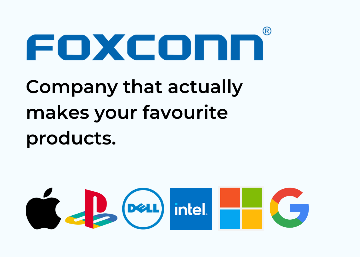 Foxconn Founding Story - by Shobhit Jethani