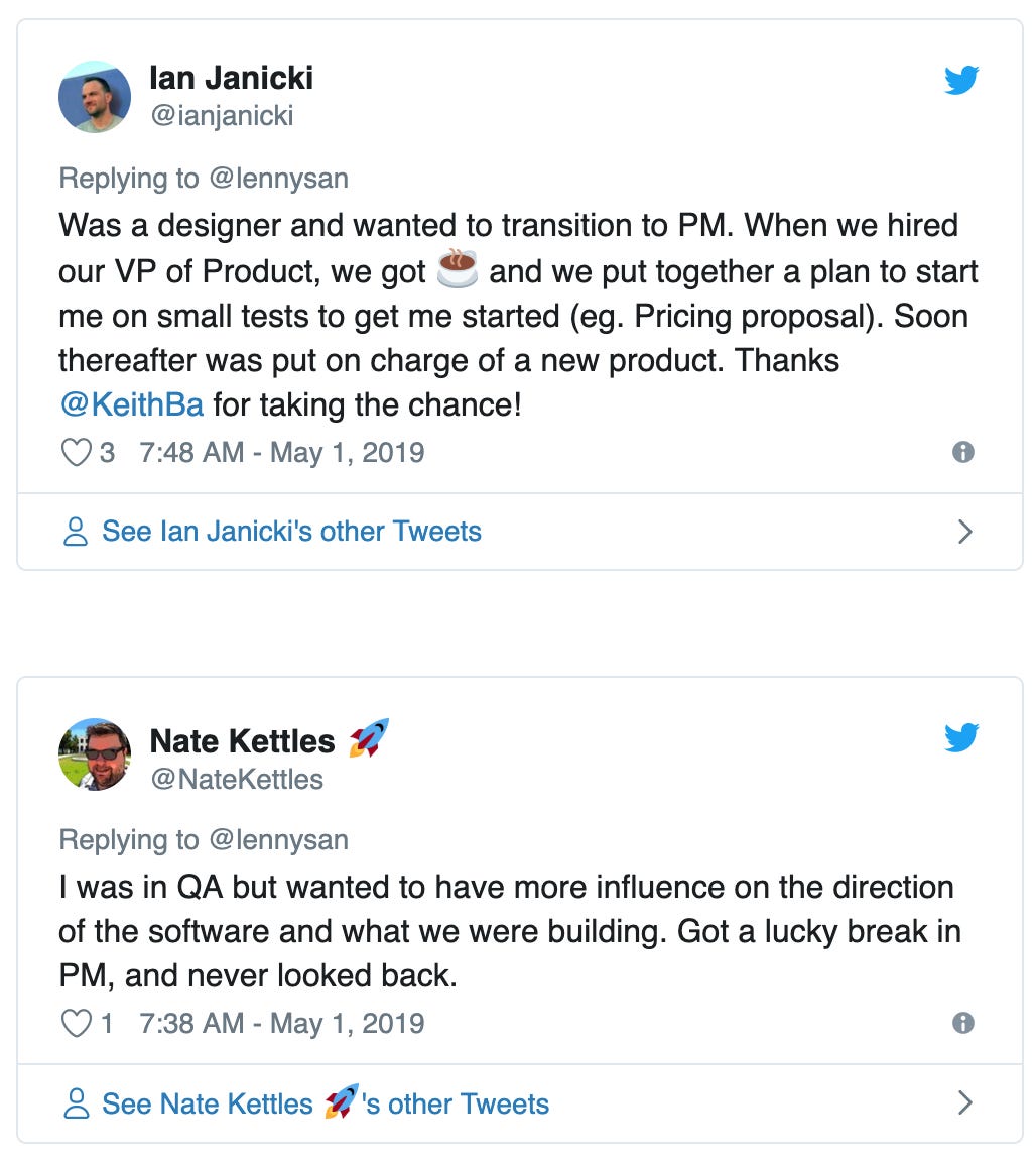 How to get into product management - by Lenny Rachitsky