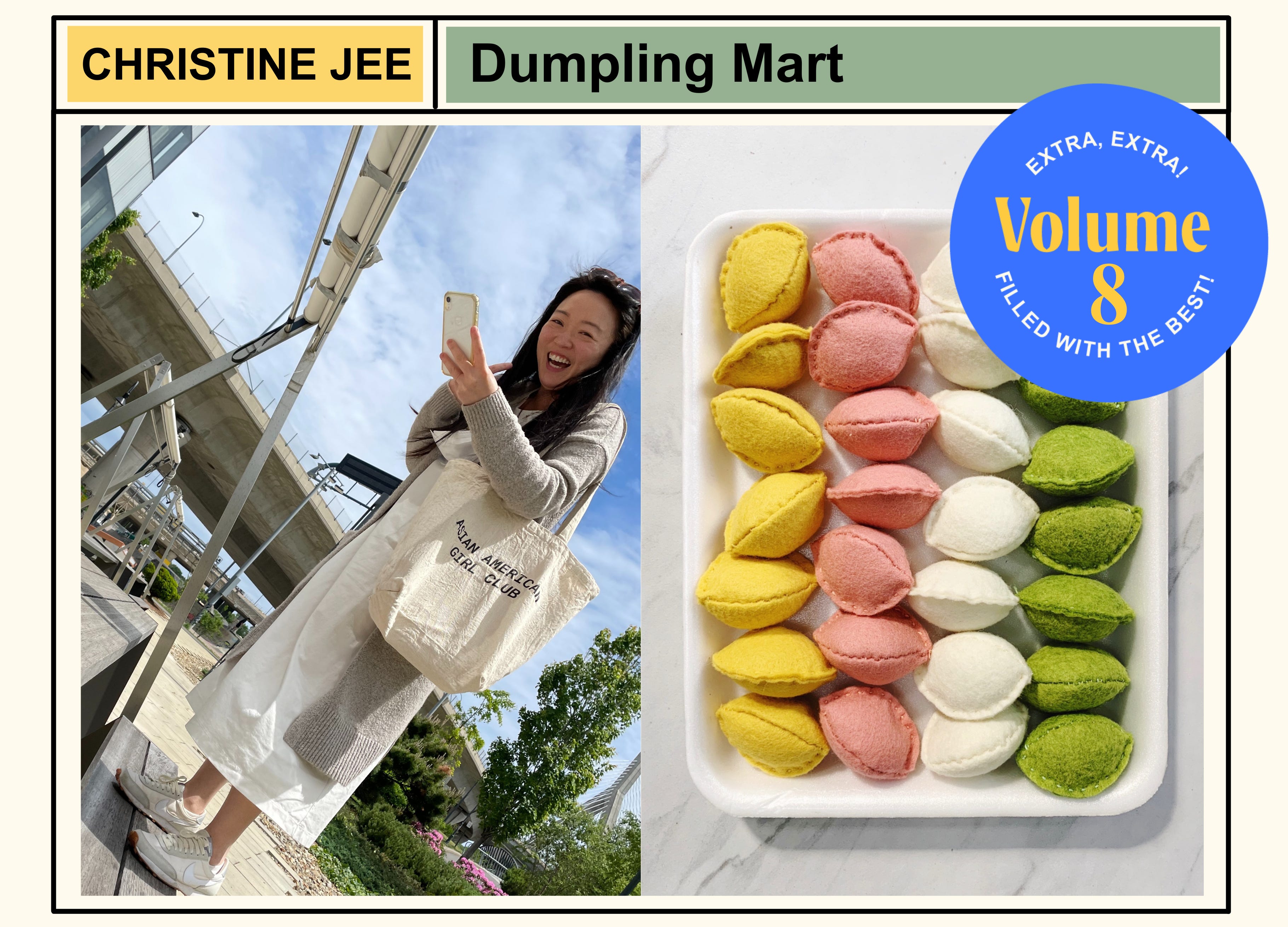 Interview #8: Christine Jee's Felt Dumplings