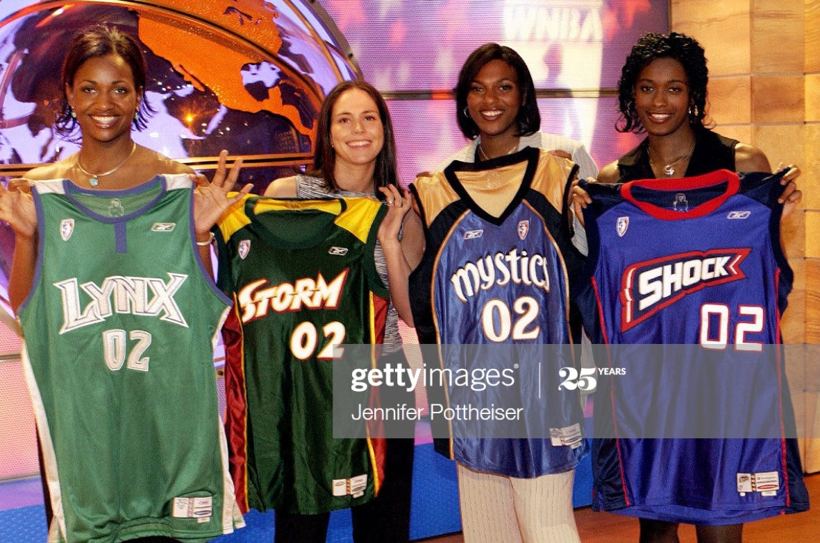 The evolution of WNBA fashion, as told through every draft's class photo