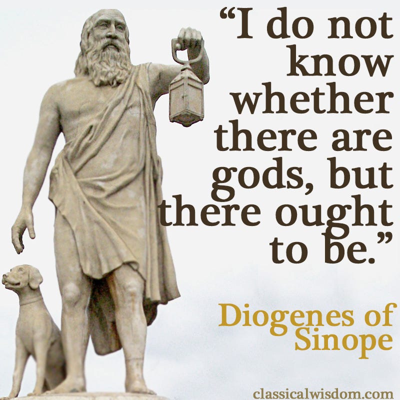 Diogenes of Sinope: - Classical Wisdom