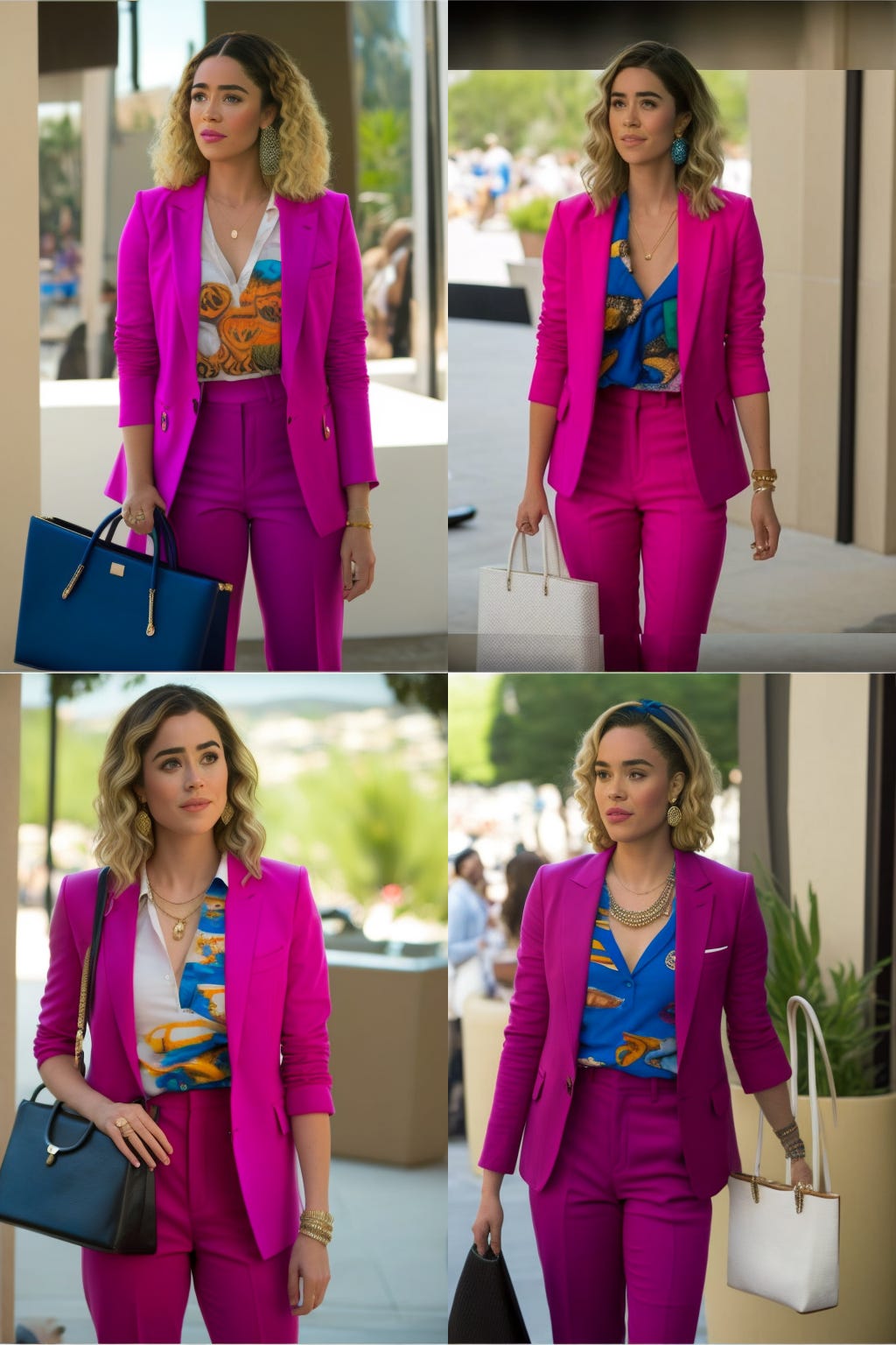 Creating original AI styles for Portia from White Lotus