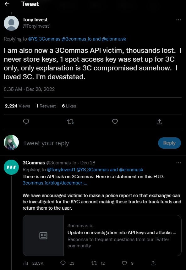 3Commas finally confirmed to be source of $22 million Hack