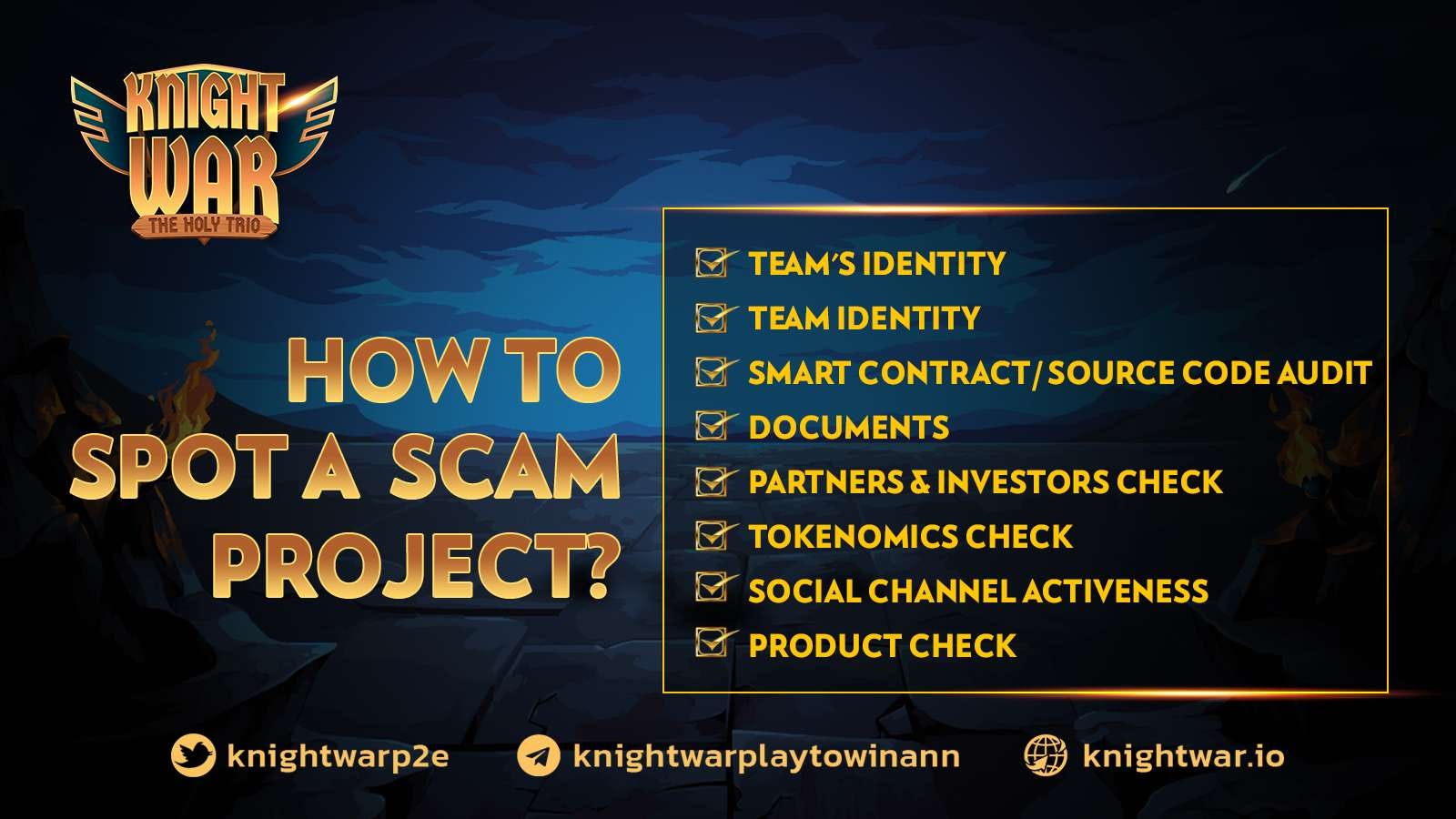 How To Spot A Scam Project In GameFi