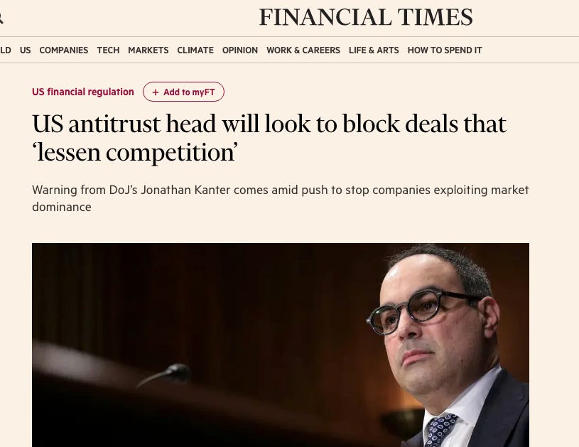 Mergers Ruin Everything - BIG by Matt Stoller