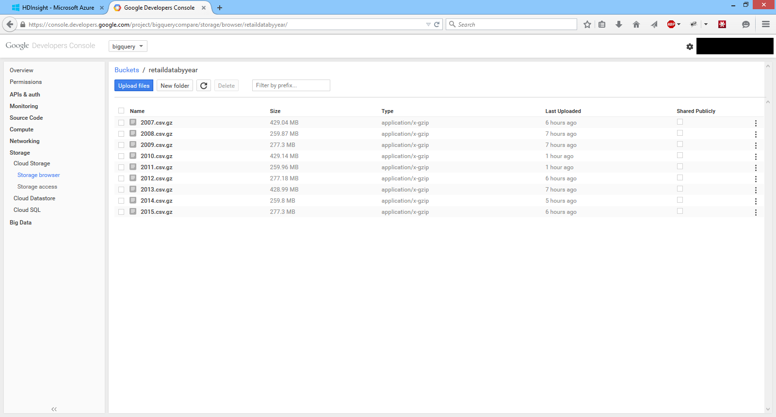 HDInsight + Hive vs BigQuery - A Detailed Comparison