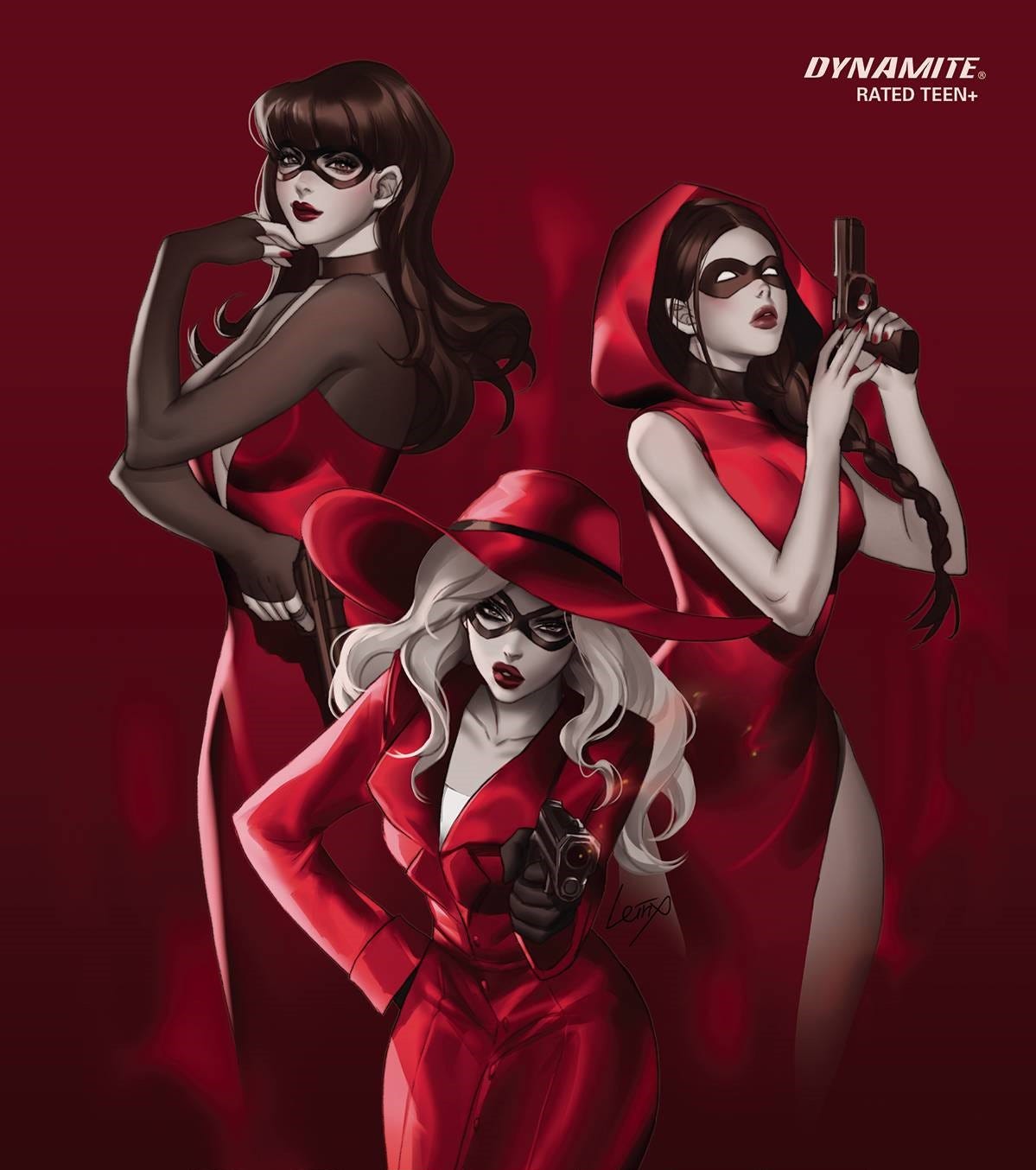 10. Miss Masque (Exciting Comics) - by Bill Huot