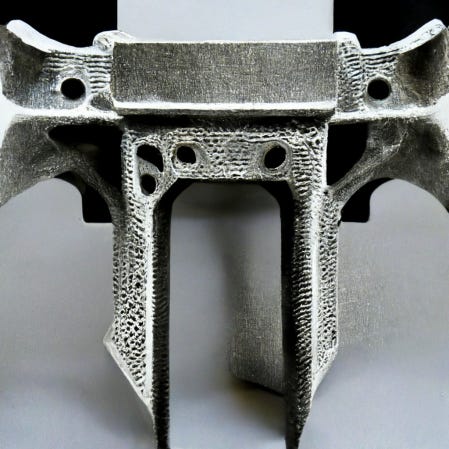 AI Produced Design for Additive Manufacturing