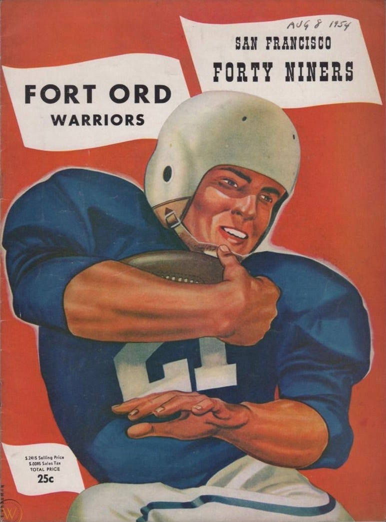 Today's Tidbit... Fort Ord Takes On The NFL - Twice