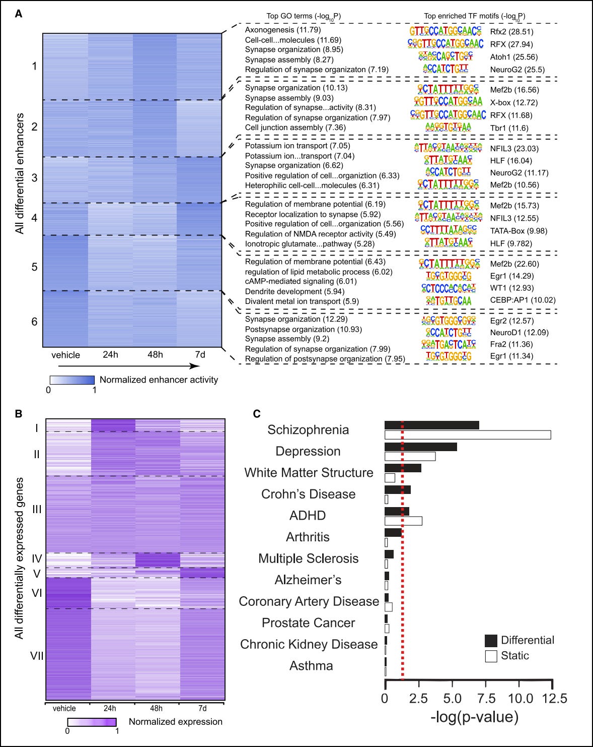 Prolonged epigenomic and synaptic plasticity alterations following ... Prolonged epigenomic and synaptic plasticity alterations following ...