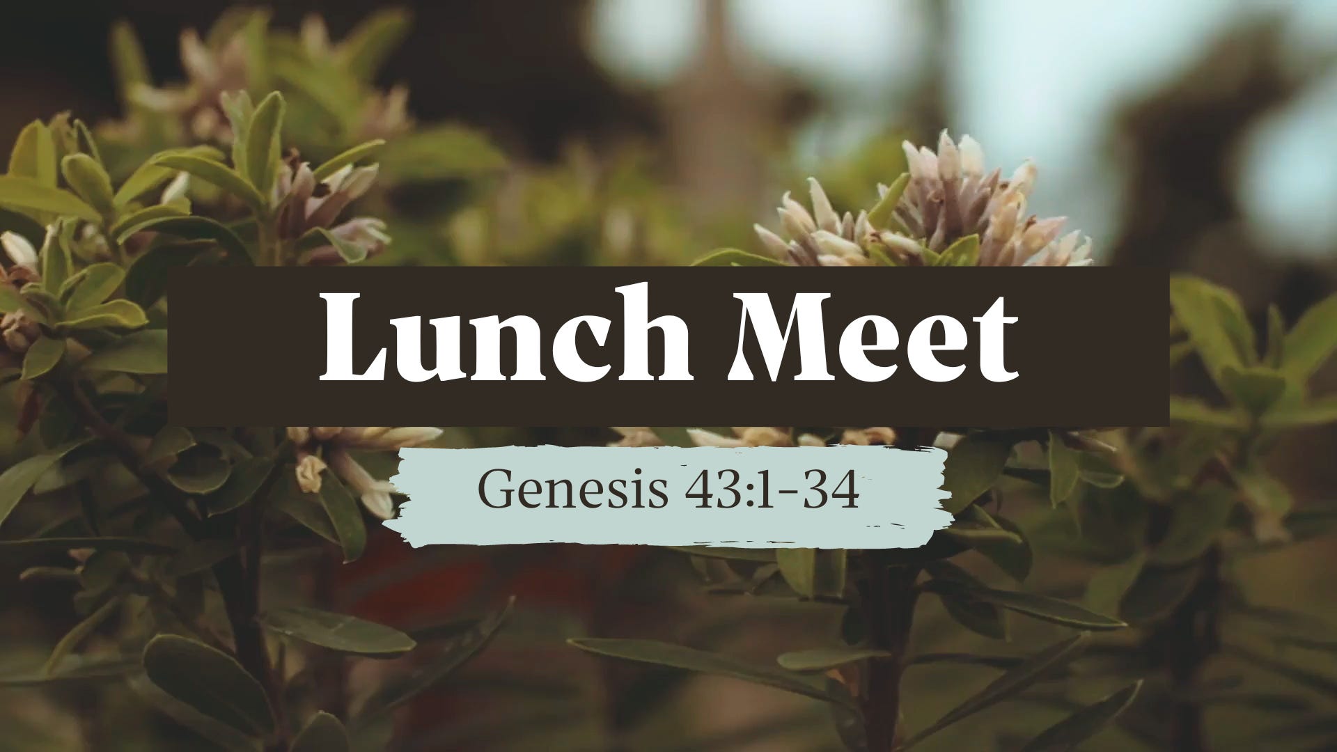 Lunch Meet - Calvary Hanford