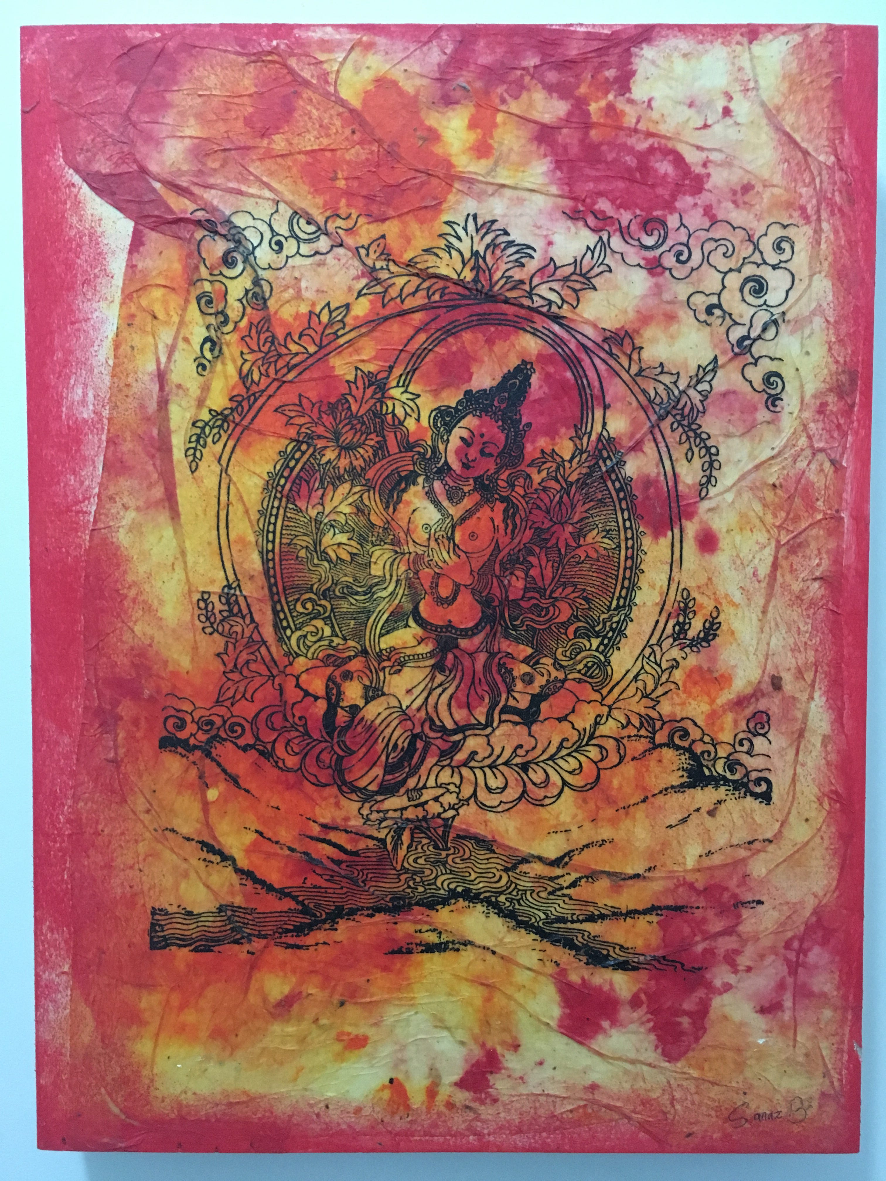 Full Moon Peach - Sanaz Busink Memoirs and Mindful Living