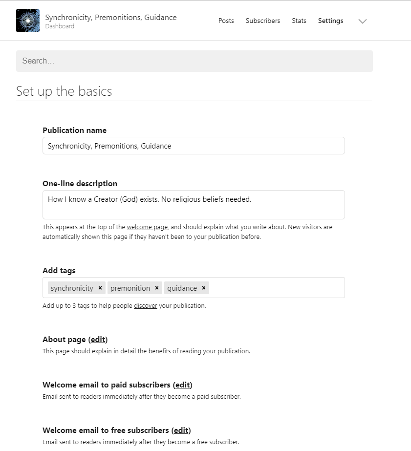 Substack Setup: Navigation & Graphics - by Ceejae Devine
