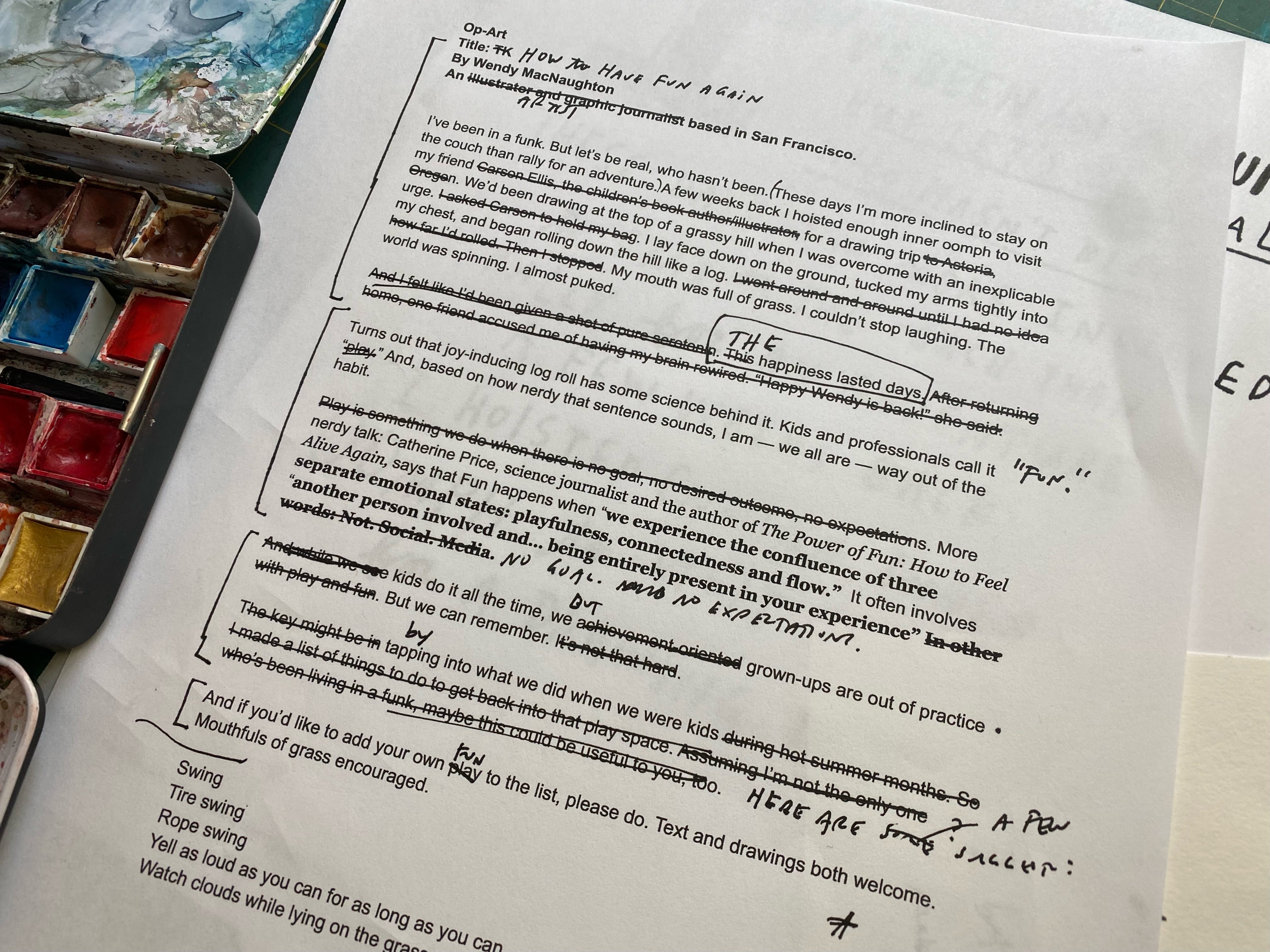 How to Make a Drawn Story for the NYT