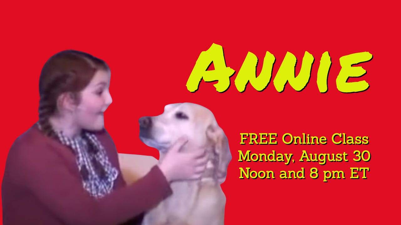 TOMORROW (no pun intended): Annie - by David Benkof