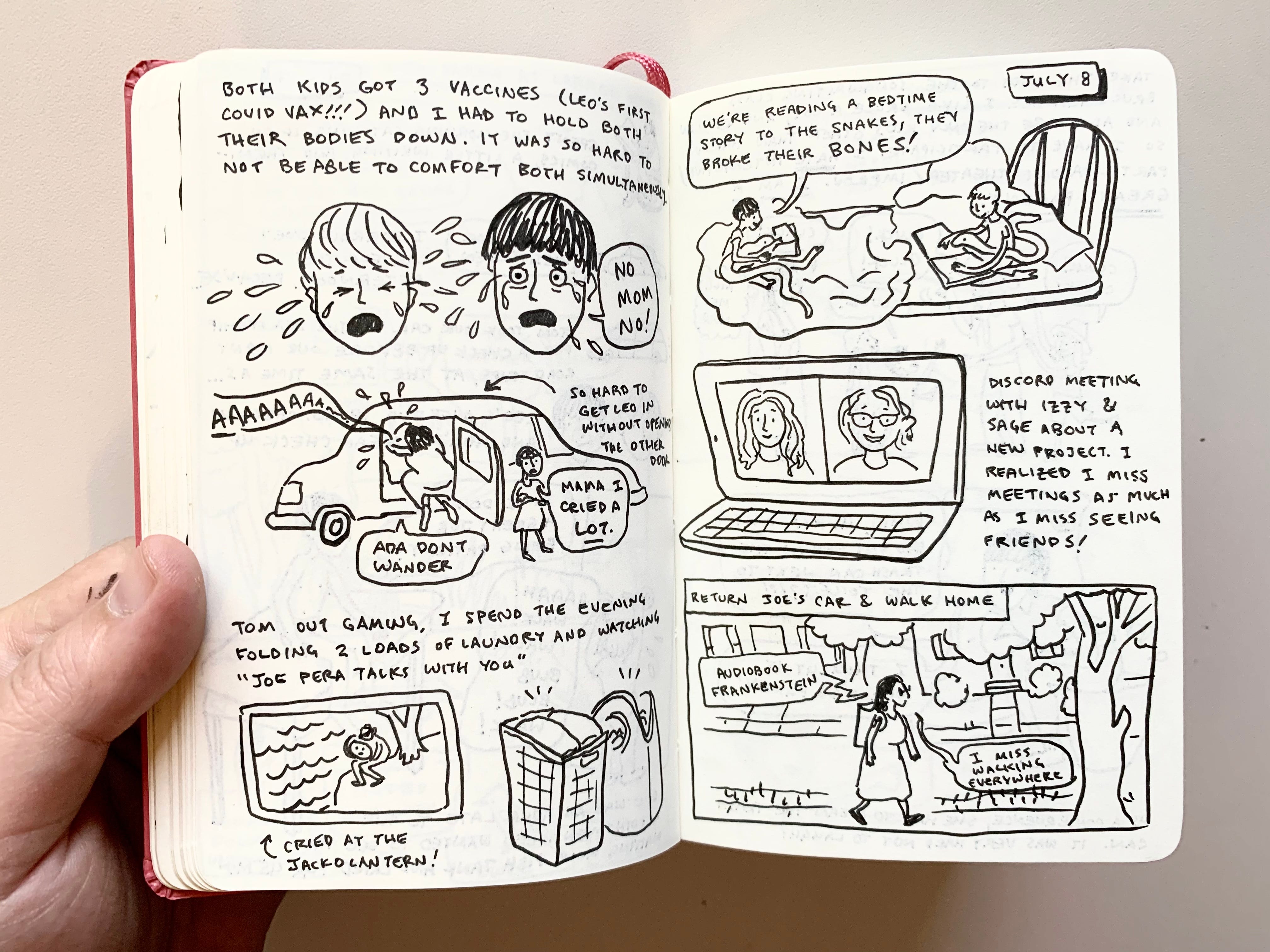 Space, Awe, Diary Comics - by Marnie Galloway - Sketchy