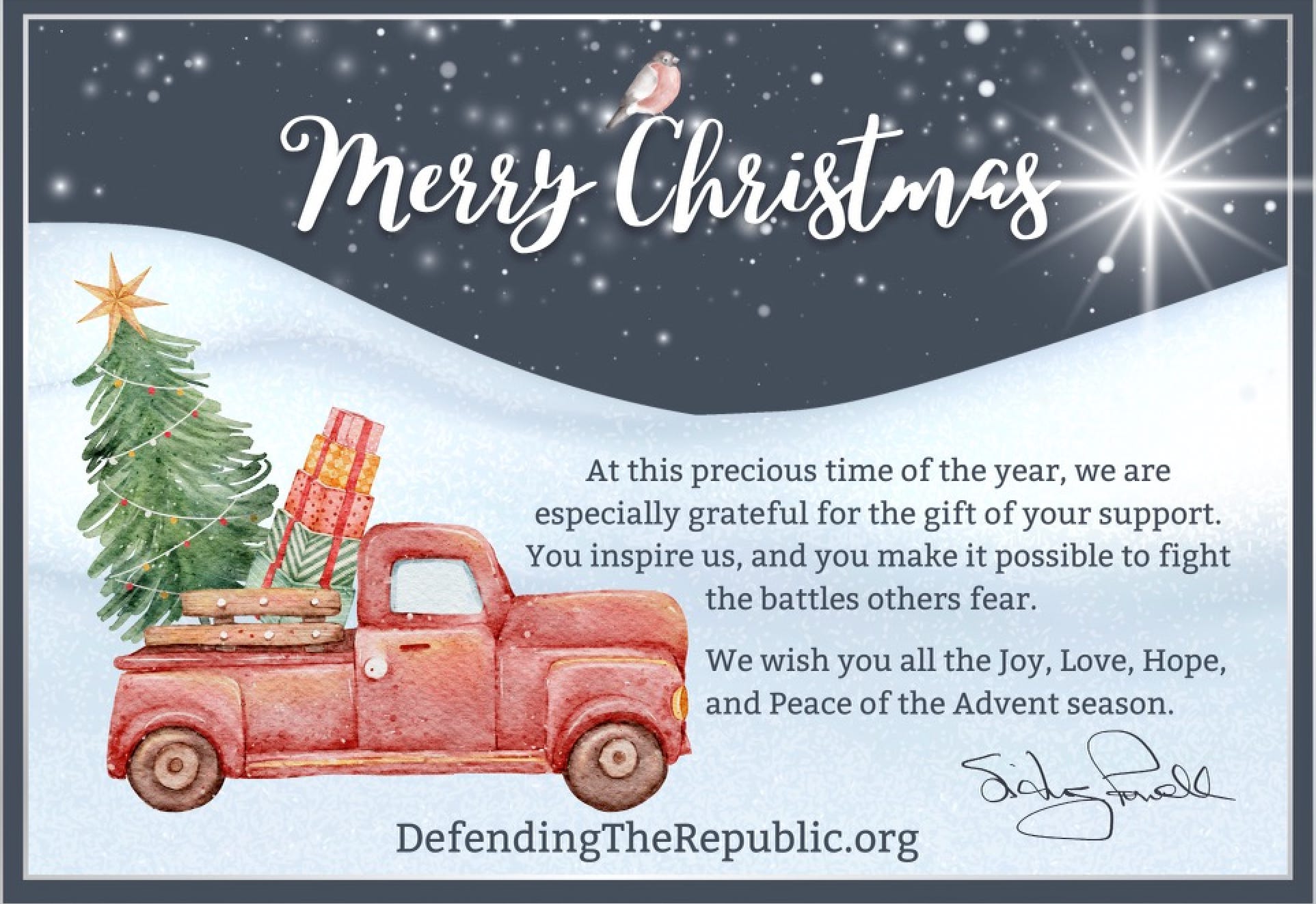 Merry Christmas - Defending The Republic
