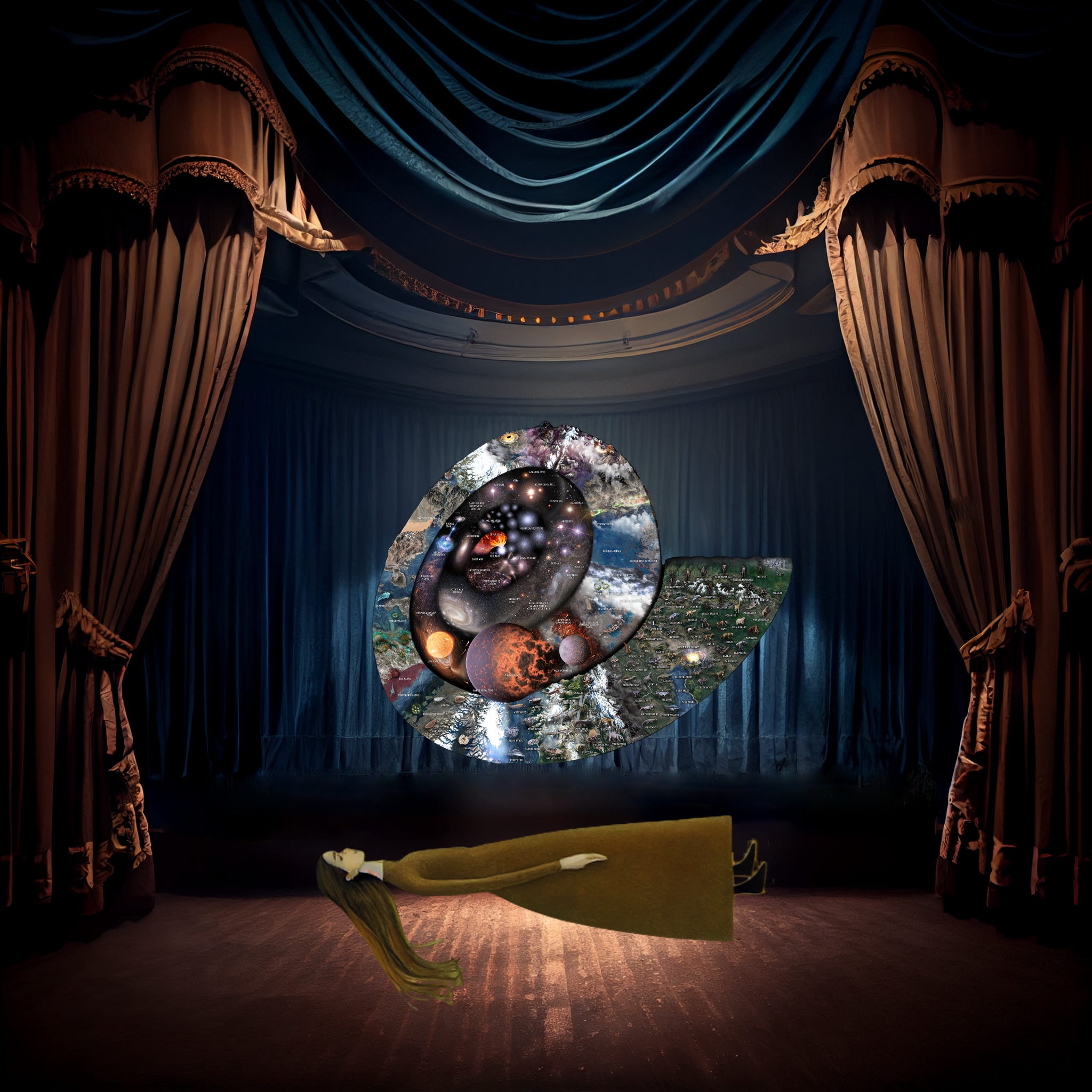 The Dreaming, depictions of multi-dimensional time and washing instructions for auric bodies