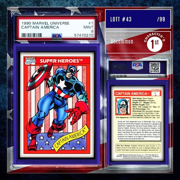 One of the most iconic trading card sets of all time, the 1990 Marvel ...