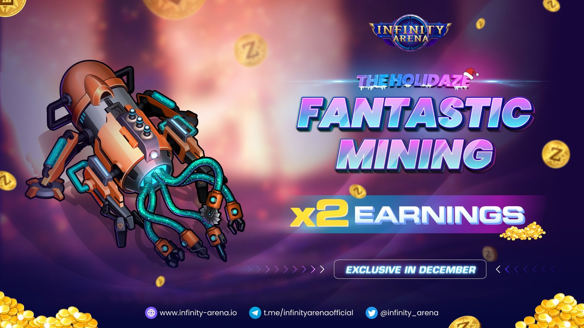 Infinity Arena to kickstart The Holidaze Season with triple amusement