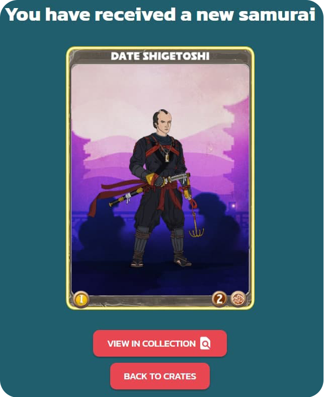 Mysterious Samurai Crates - by TheGreyTaichou