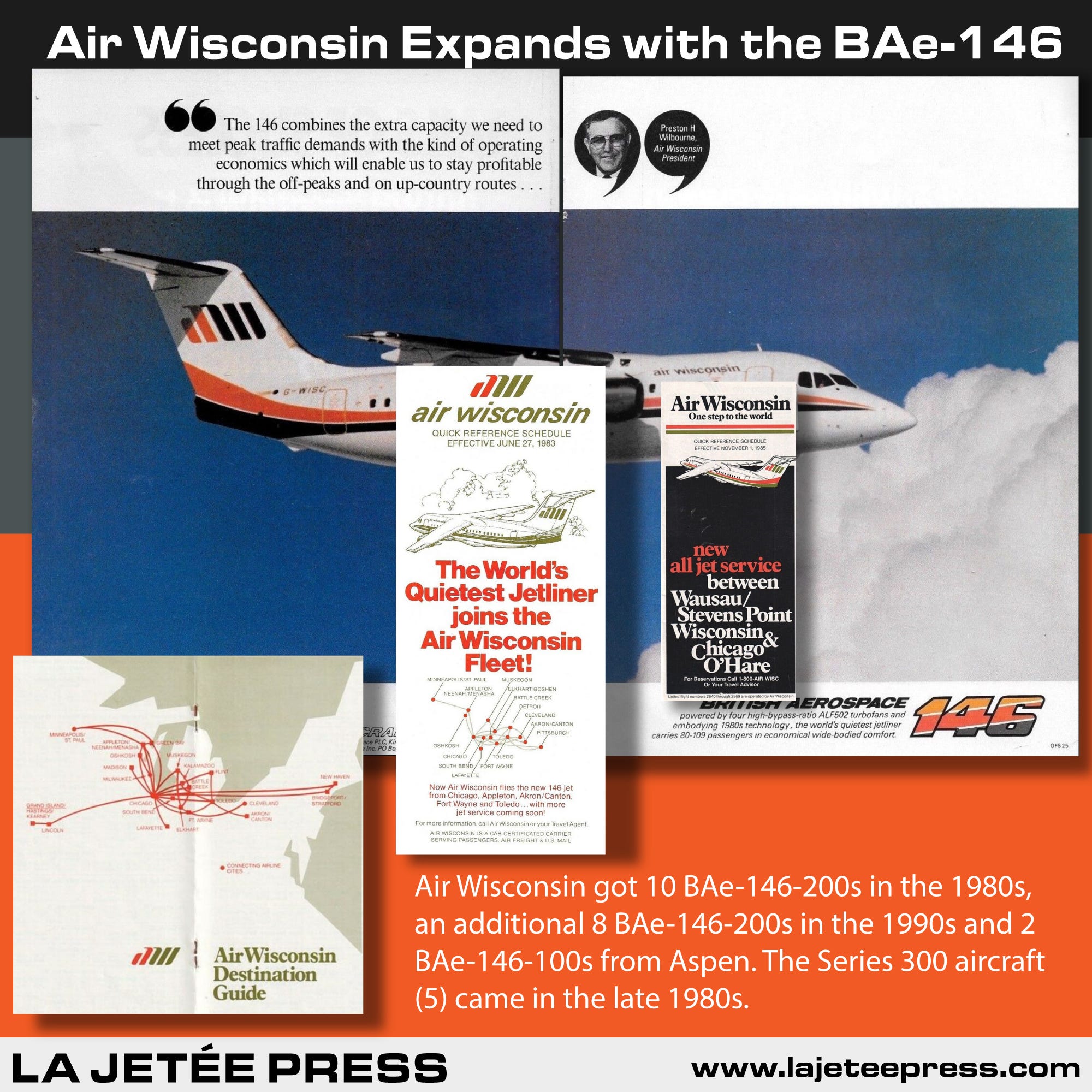 Air Wisconsin Expands Its Network with the British Aerospace BAe-146