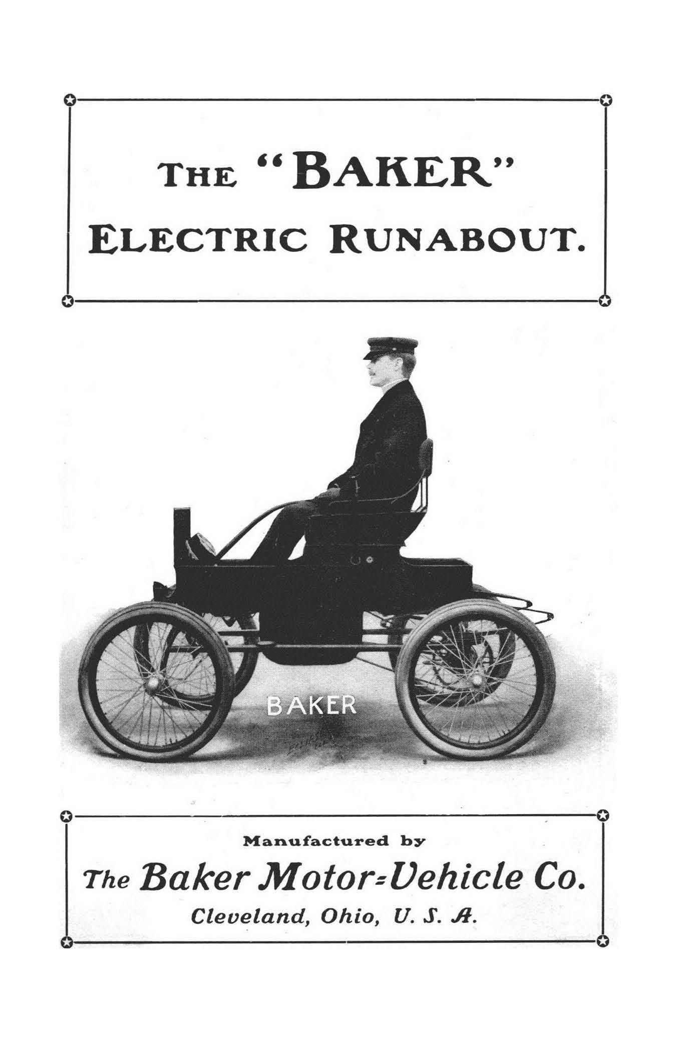 Addendum: Early Baker Electric Cars - by Julia Henri