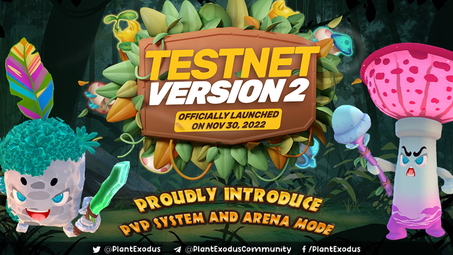 🎉 PLANT EXODUS'S TESTNET V2 DATE & TIME IS NOW CONFIRMED 🎉