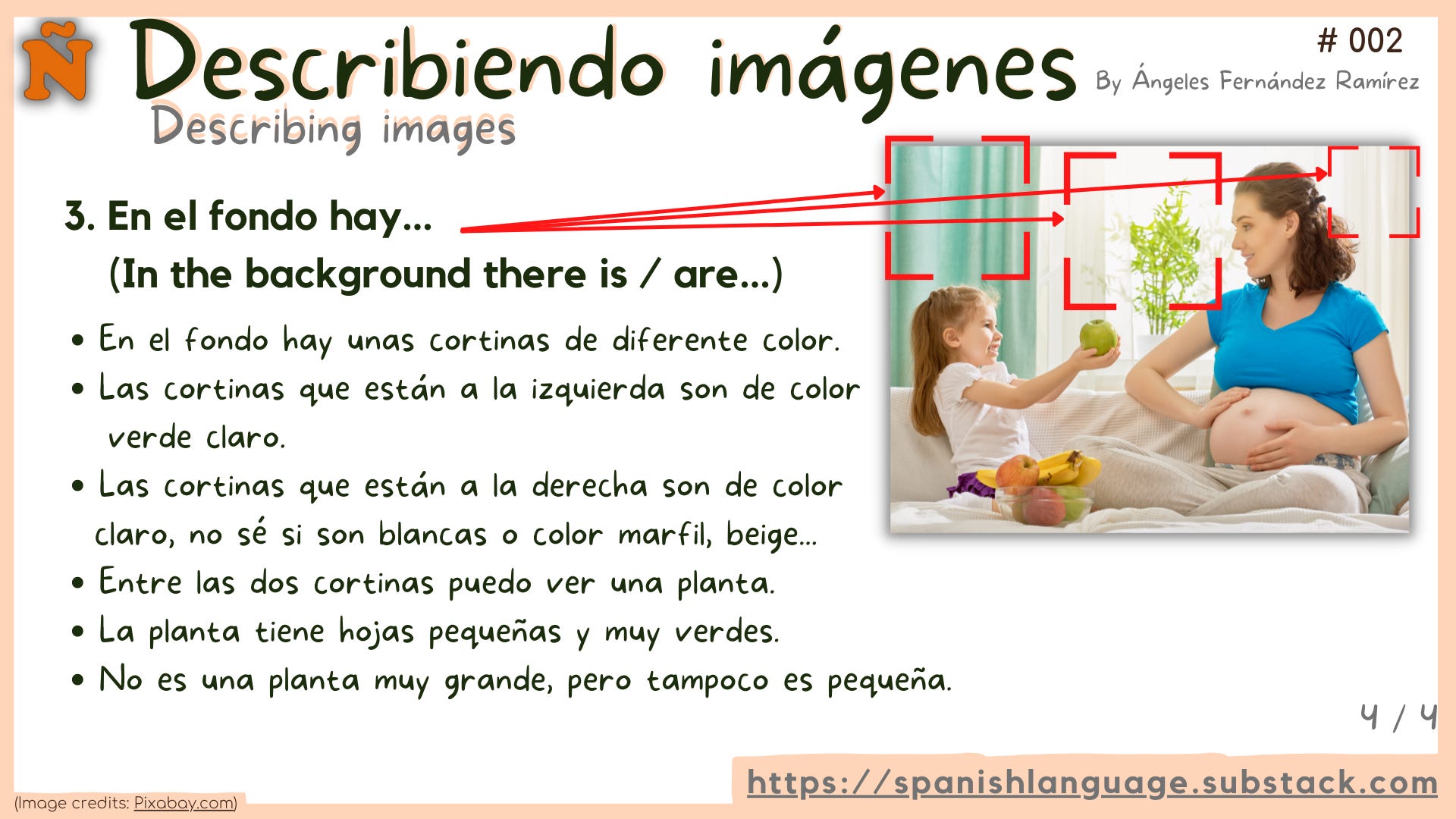 How to describe images in Spanish? (002)