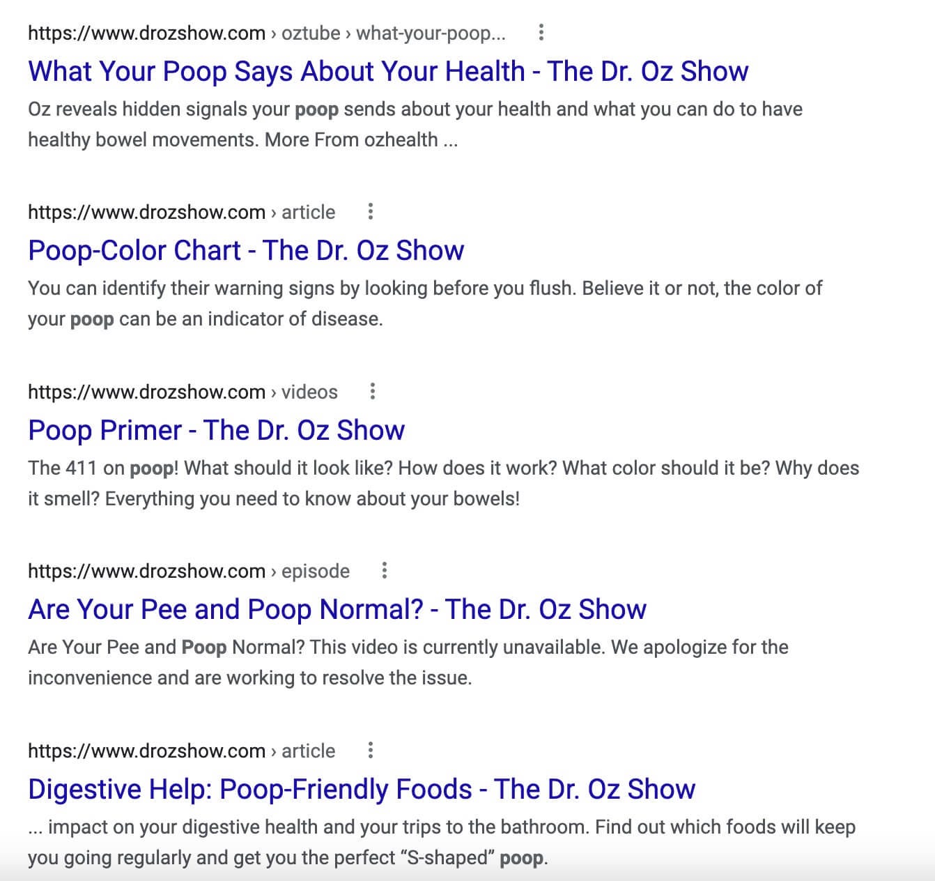 How the Not-Straight Poop from Dr. Oz Can Help Your Subject Lines