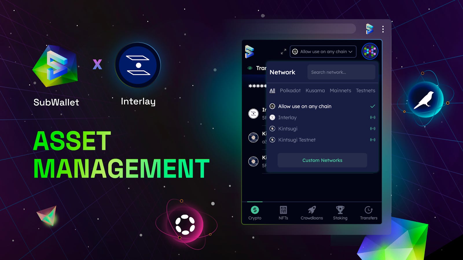 SubWallet x Interlay: DApp & XCM Transfer Supported, Staking Coming Soon
