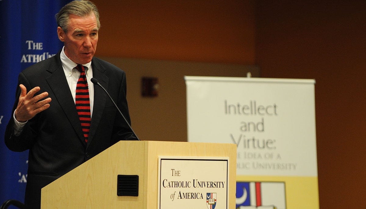 John Garvey stepping down as Catholic University president