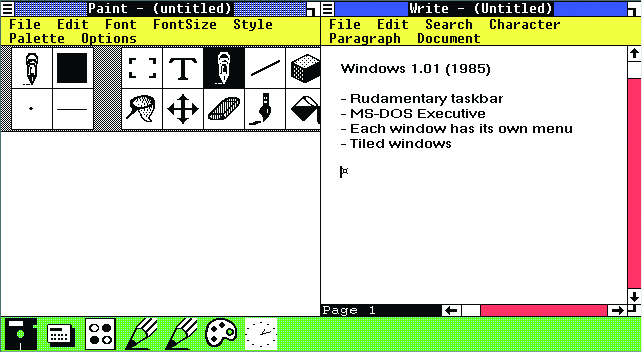 Microsoft Write - The First Word Processor for Windows (also released ...