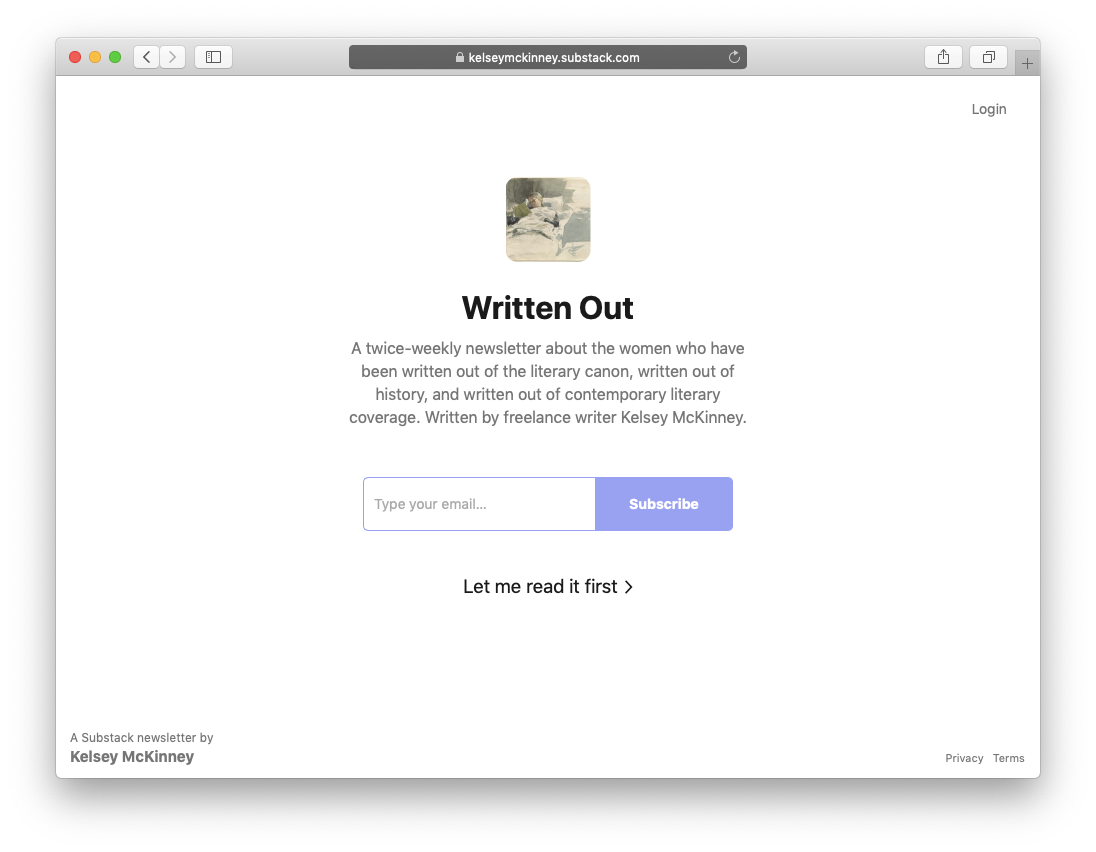 What you get when you start a substack - On Substack
