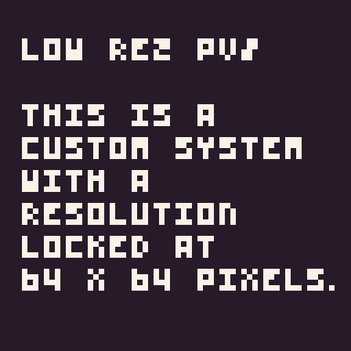 New Low Rez Jam System Templates - by Jesse Freeman