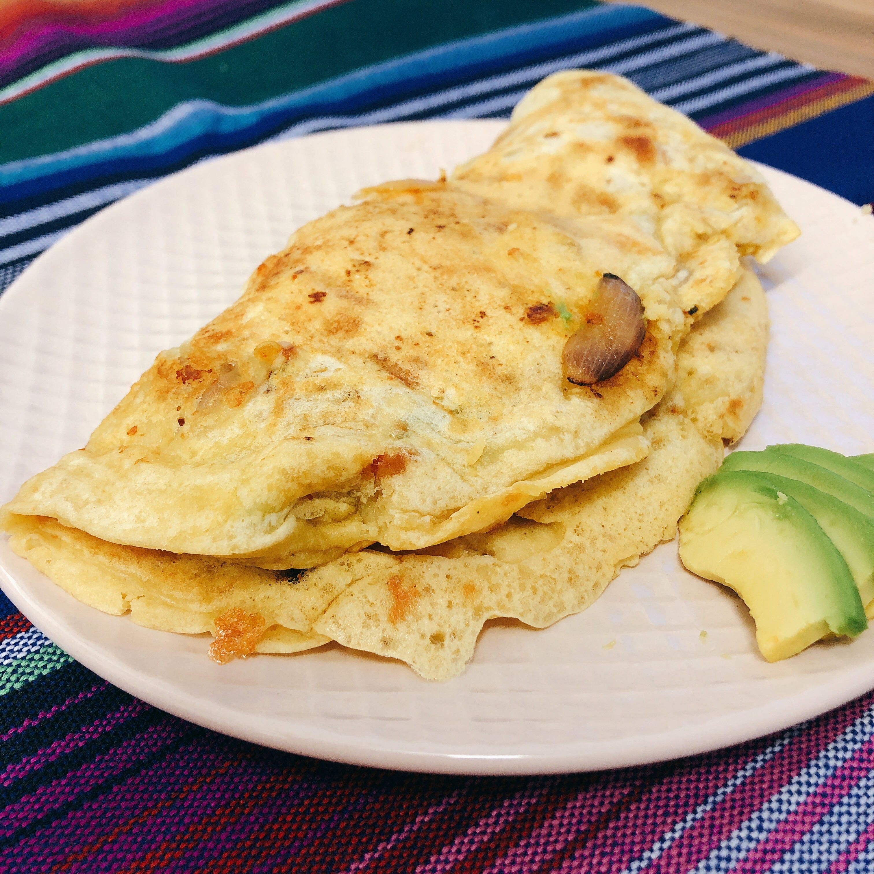 Omelette de huevo con chorizo 🍳 vegano y saludable.