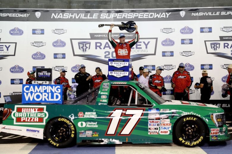 Ryan Preece wins second-straight Nashville truck race