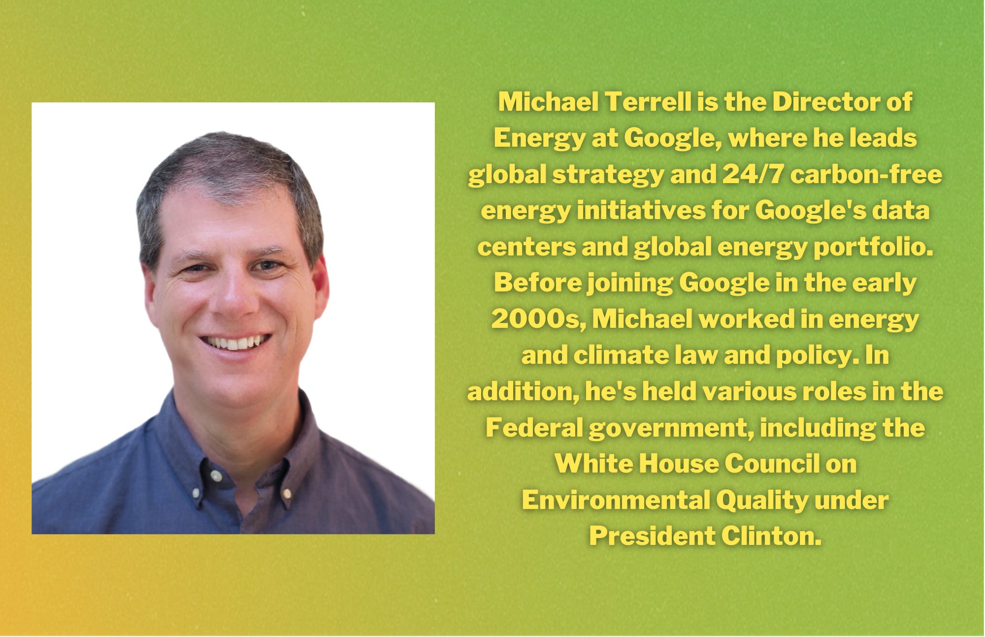 Episode 167: A Carbon-Free Internet with Director of Energy at Google, Michael Terrell