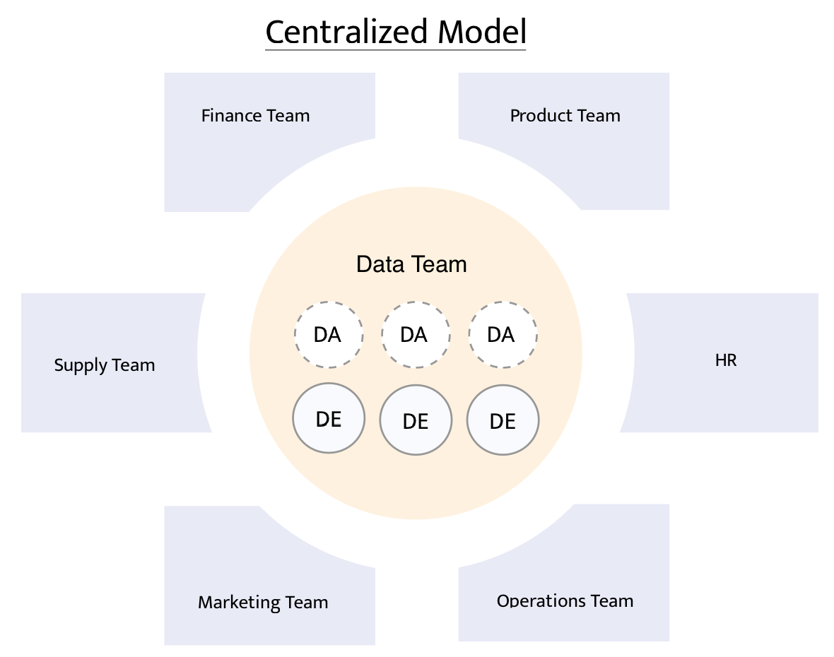 How should our company structure our data team?