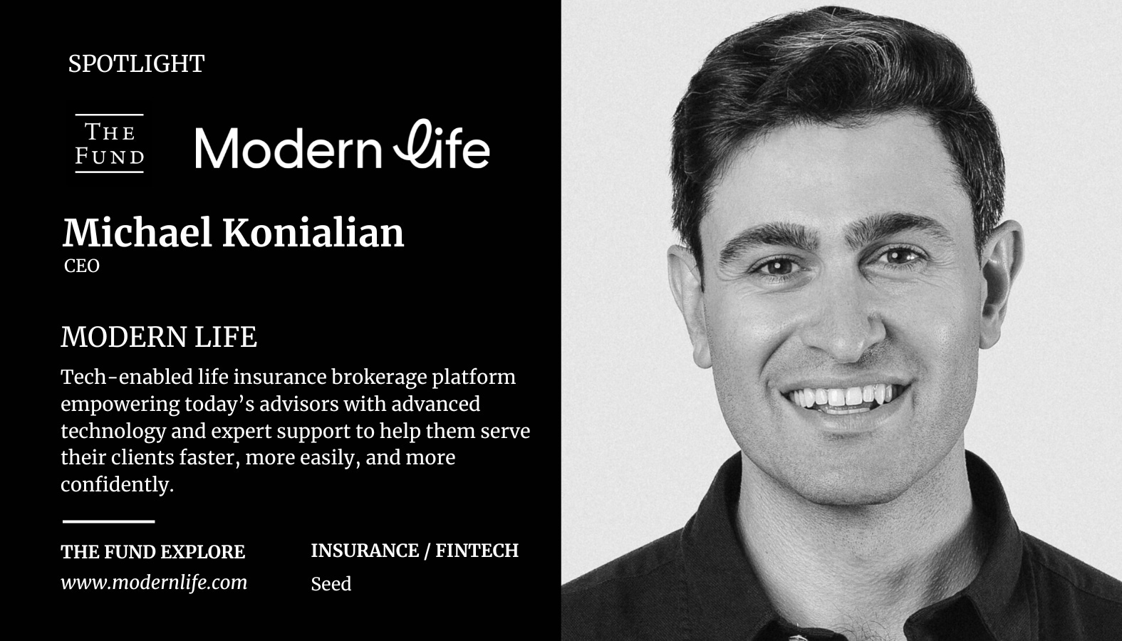 The Fund Founder Spotlight Interview: Michael Konialian of Modern Life