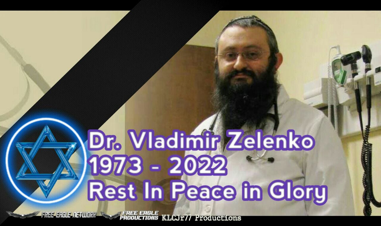 DR VLADIMIR ZELENKO 1973 - 2022 TIME IN MEMORIAL