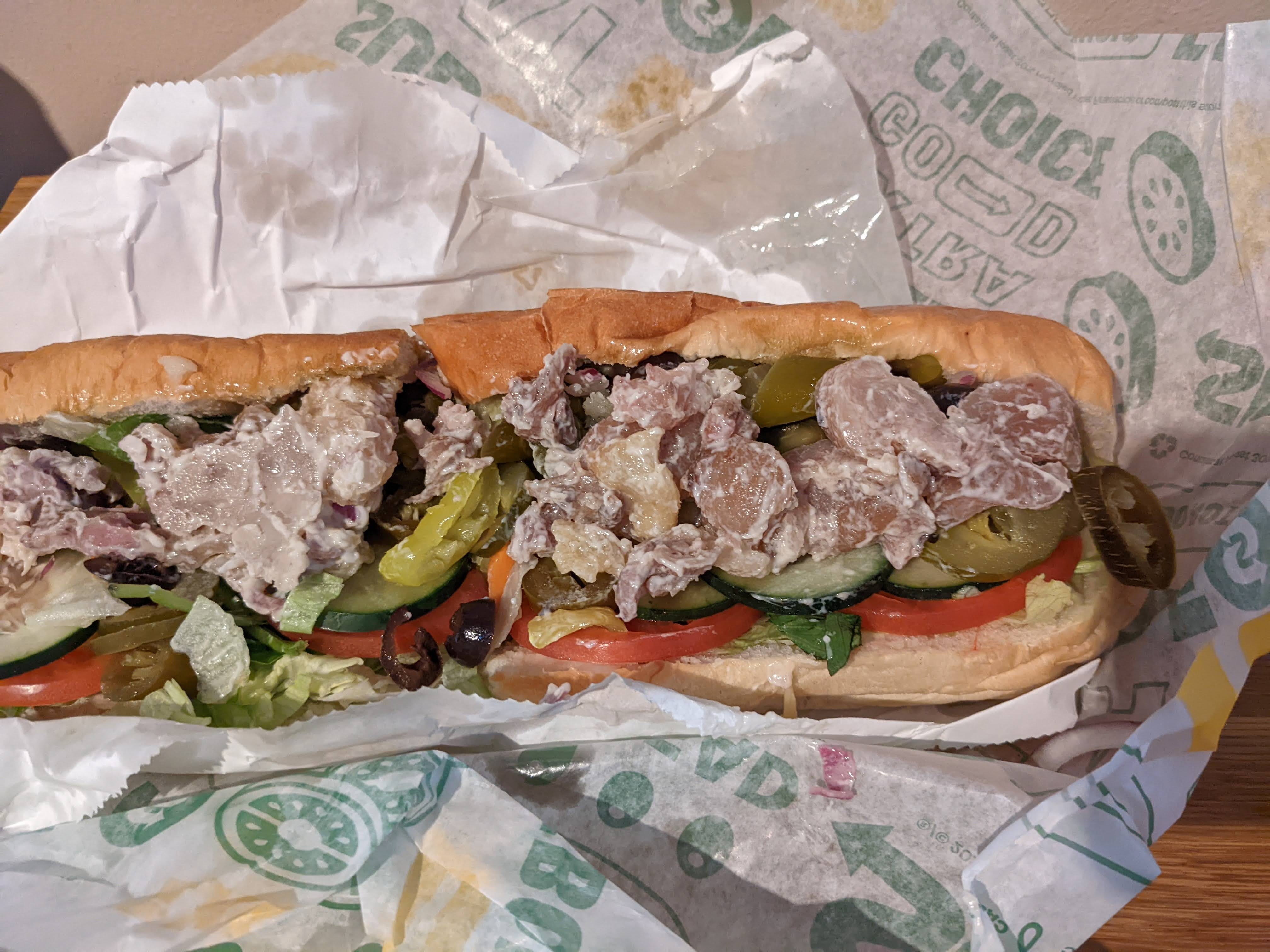 I put three (actual) feet in a footlong - by Dennis Lee
