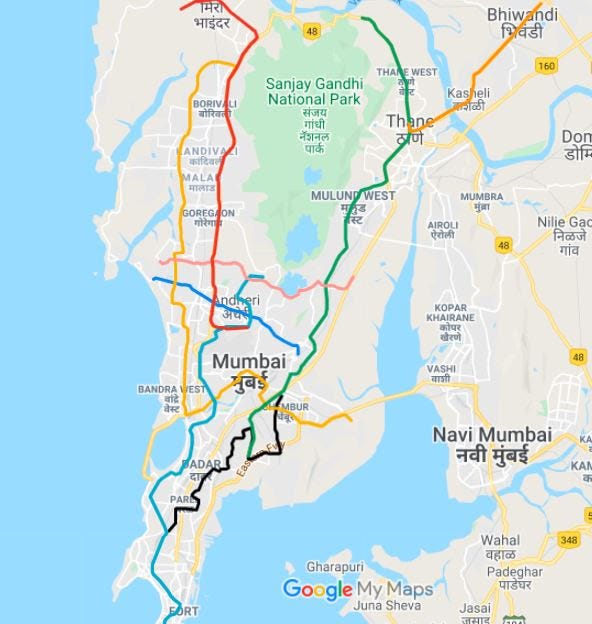 All Mumbai Metro Lines Explained - by Faez Ahmed Shaikh