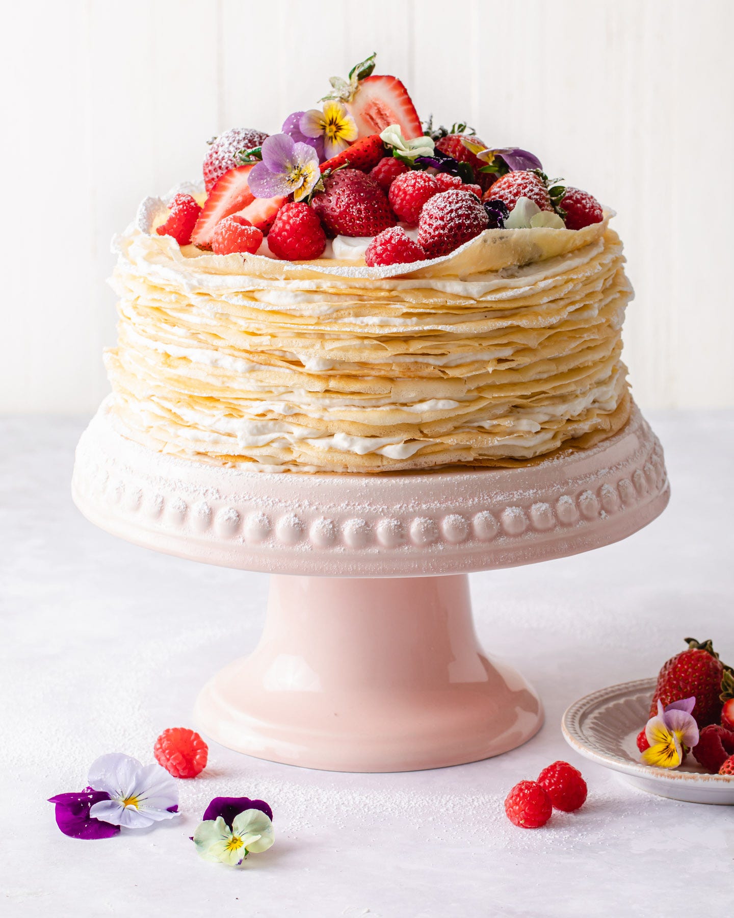 Bake Club+ : Vanilla Mascarpone Crepe Cake - by Tessa Huff
