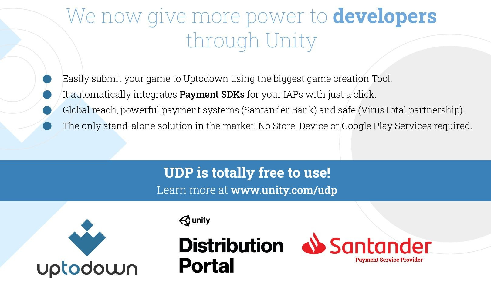 Uptodown becomes the new member of the Unity Distribution Portal (UDP)